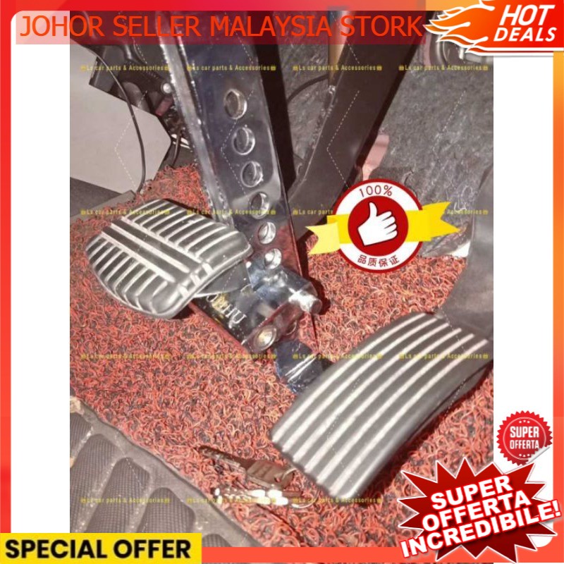 Pedal Brake Lock Anti Theft Car Lorry Bus Van Kereta Stainless Steel ...