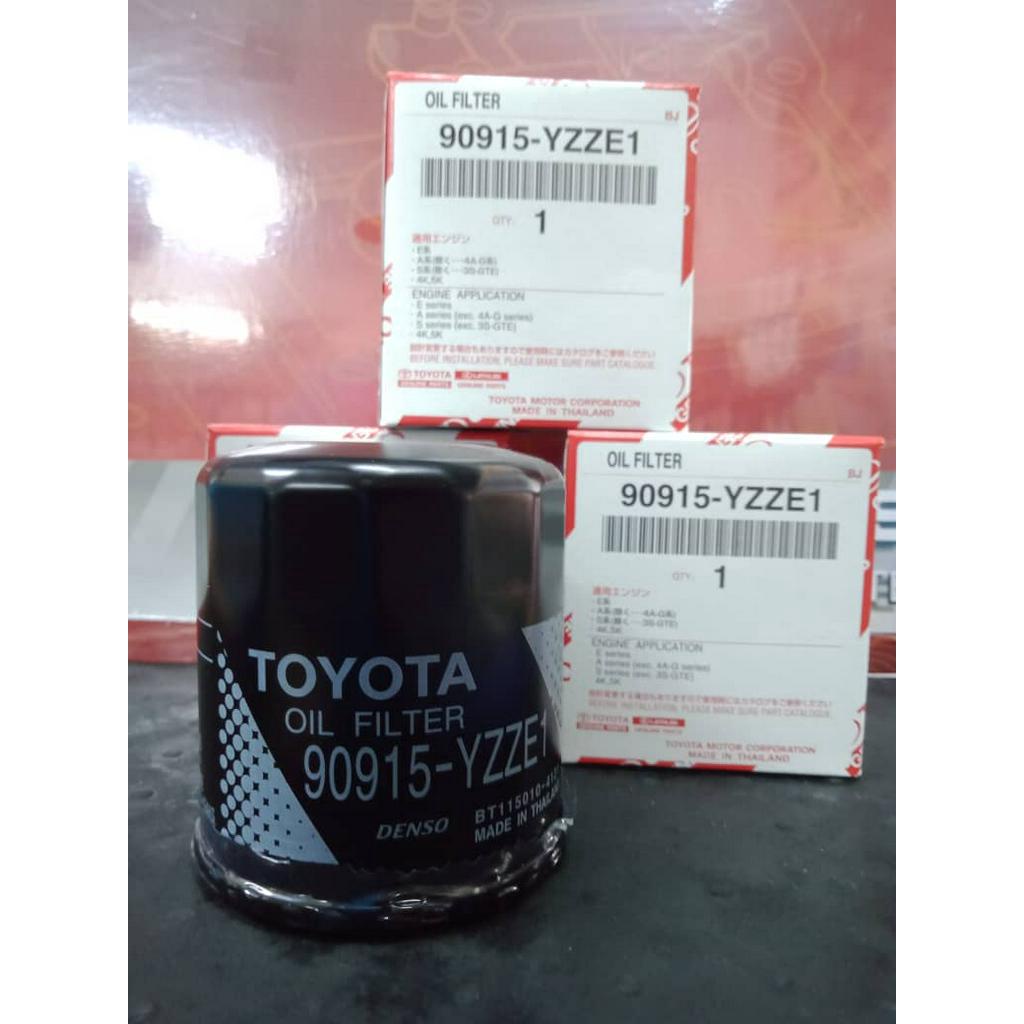ORIGINAL TOYOTA OIL FILTER 90915-YZZE1 | Shopee Malaysia