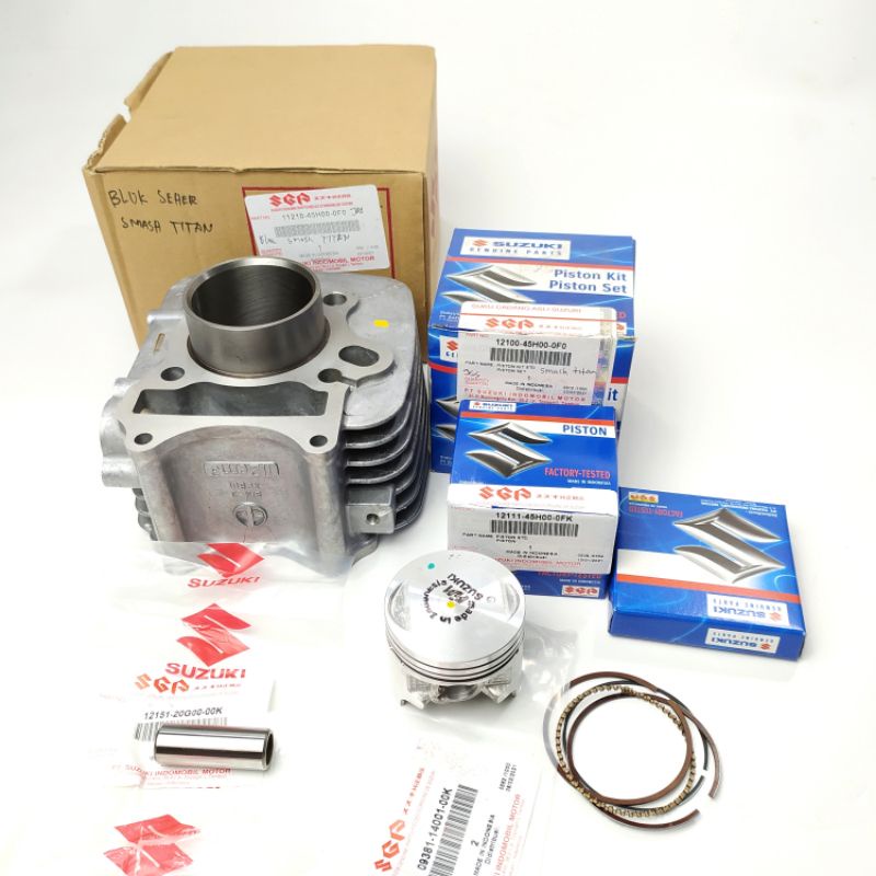 SEHER BLOCK + PISTON KIT SMASH TITAN 11210-45H00-0F0&12100-45H00-0F0 ...
