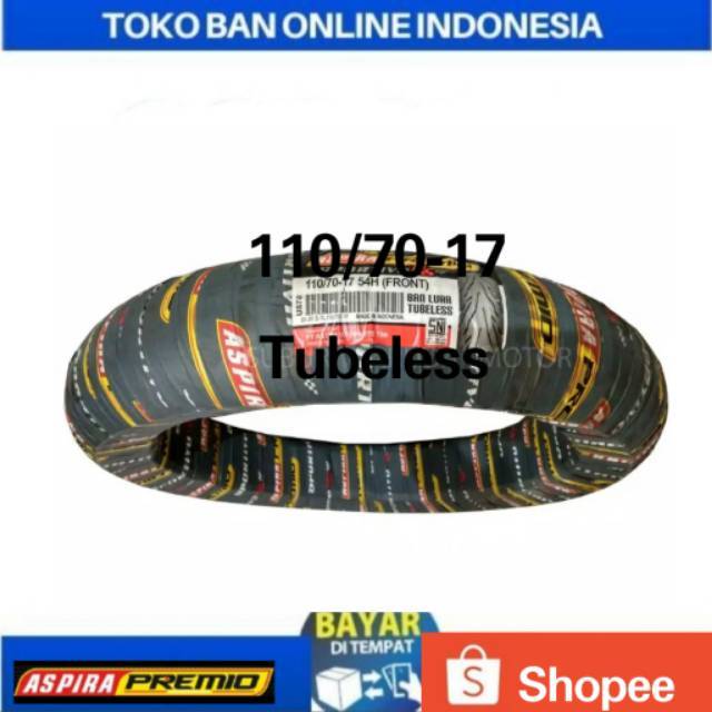 Aspira Premio Sportivo 110/70-17 Free Tubeless | Shopee Malaysia