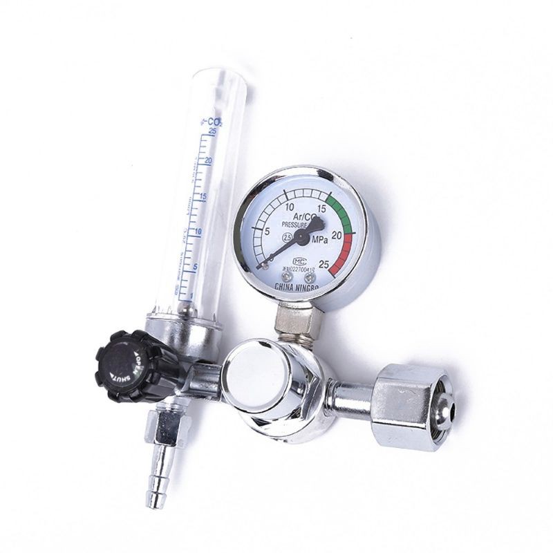 CO2 Regulator Carbon Dioxide Flow Meter for MIG Welding Work (Heavy ...