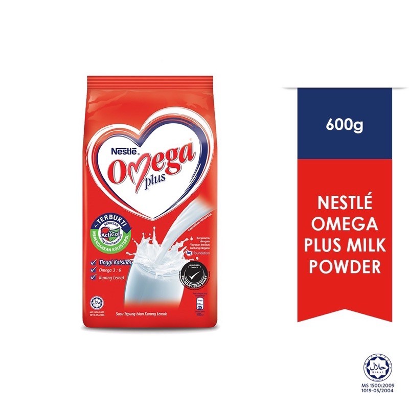 Nestle Omega Plus Milk Powder (600gram) | Shopee Malaysia