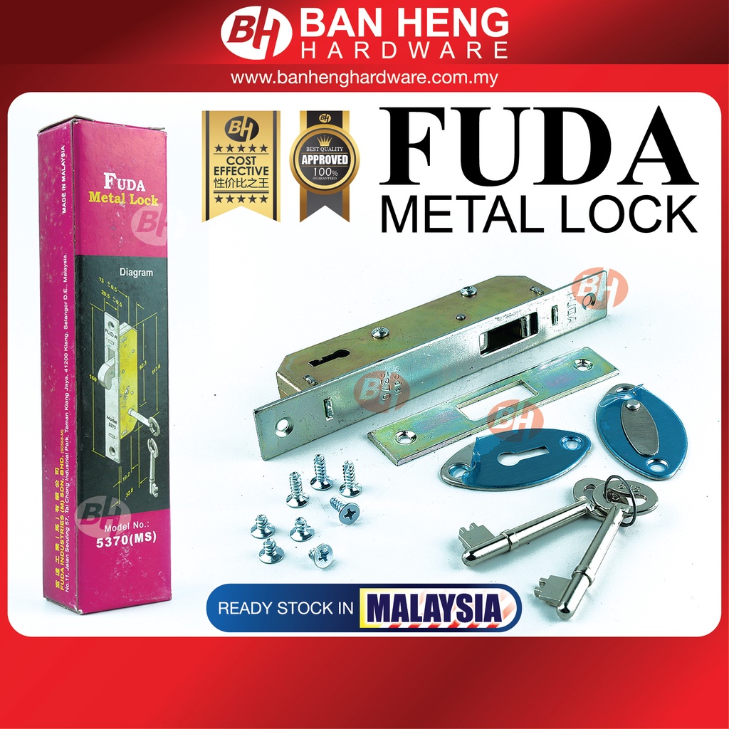 FUDA SINGLE HOOK METAL GATE LOCK | Shopee Malaysia
