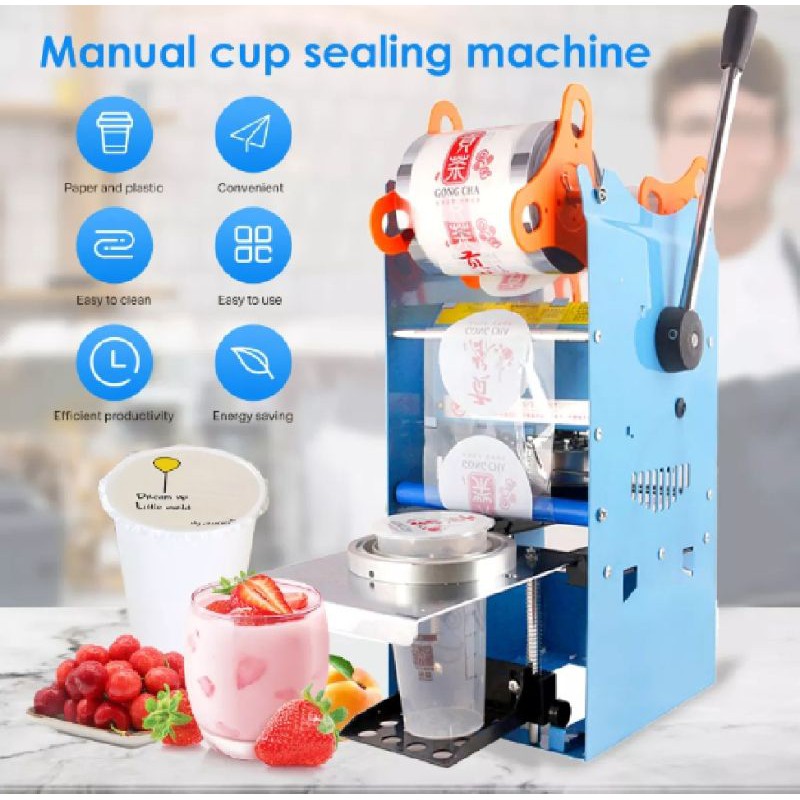 Milk tea Sealing Machine Heavy Duty Cup manual | Shopee Malaysia