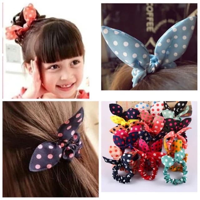 Chibi Hair Ponytail / Chibi Hair Tie / Chibi Hair Ponytail Clip / Cute ...