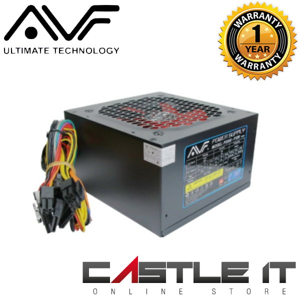 AVF 550W Standard ATX Power Supply PS550-F12R with Power Cord | Shopee ...