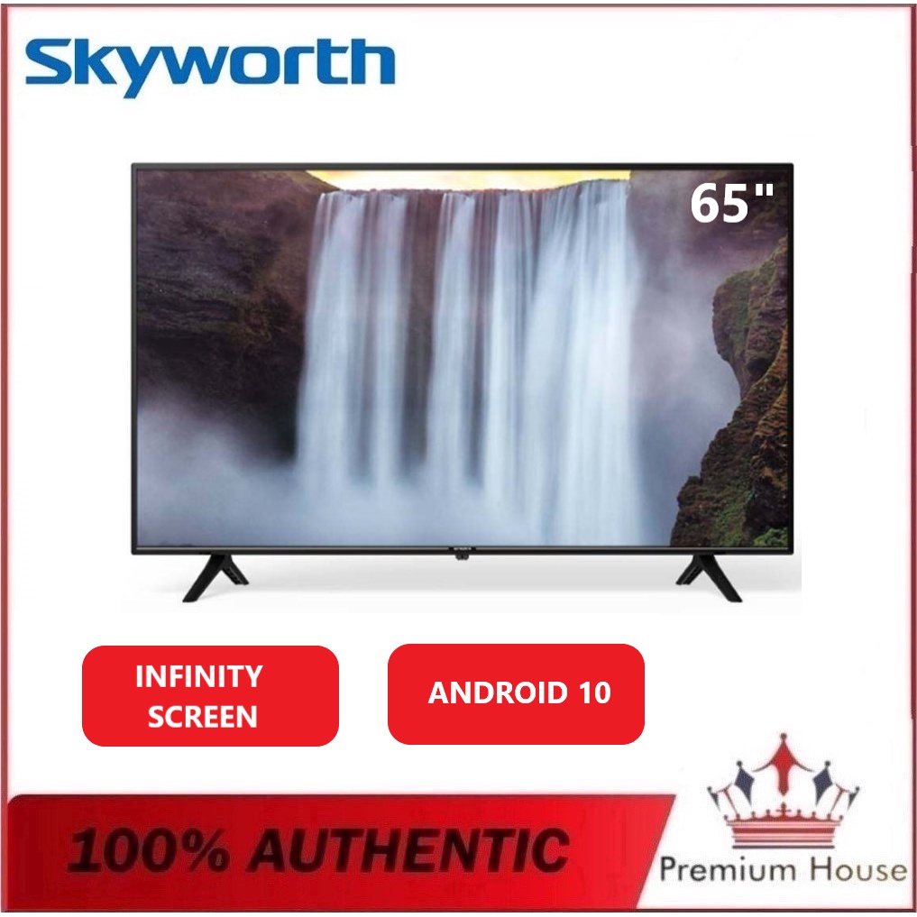 Skyworth 4K Android TV Youtube Netflix Smart TV 65" 65SUC6500 | Shopee Malaysia