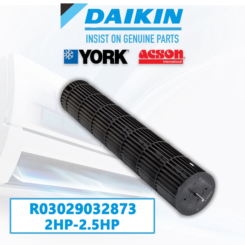 [Original] Daikin Aircond Indoor Blower Wheel Fan Cross Flow 1HP - 2 ...