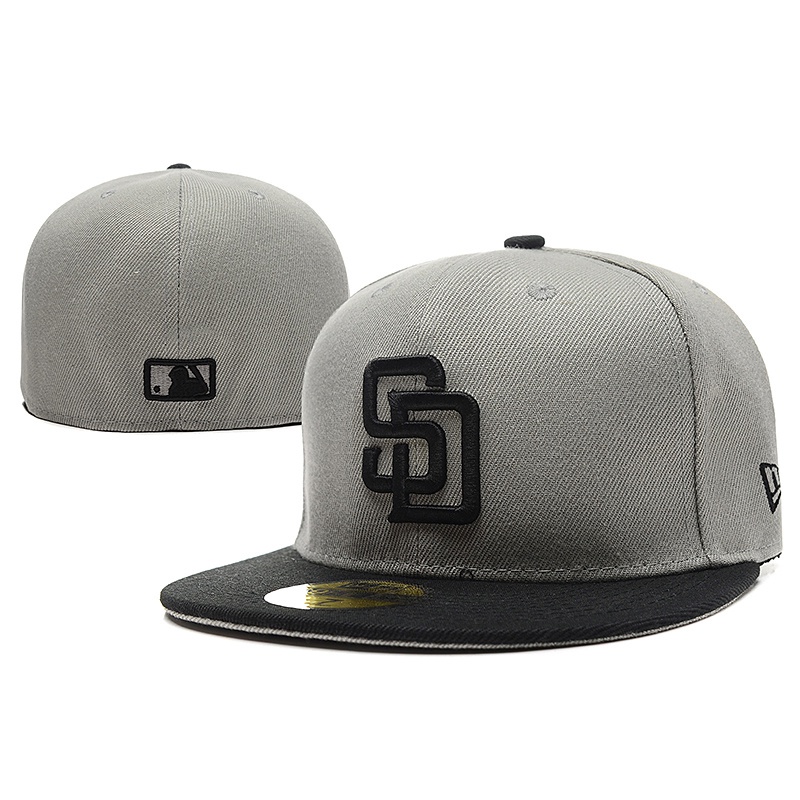 High Quality MLB San Diego Padres Fitted Hat Men Women 59FIFTY Cap Full ...