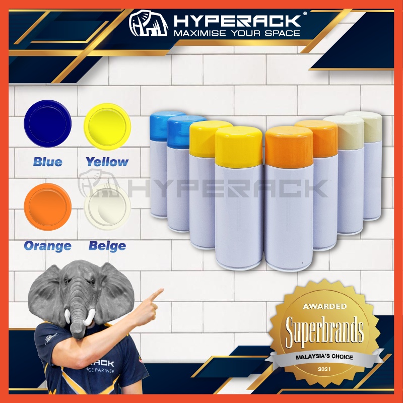 HYPERACK ™️ [Best Quality] 400ml Spray Paint Spray Besi Solid Colour ...
