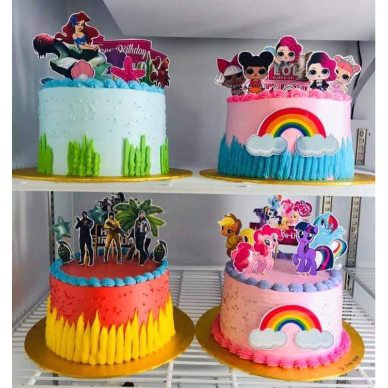 Cake Topper Bajet Pelbagai Tema ( sesuai kek 6") | Shopee Malaysia