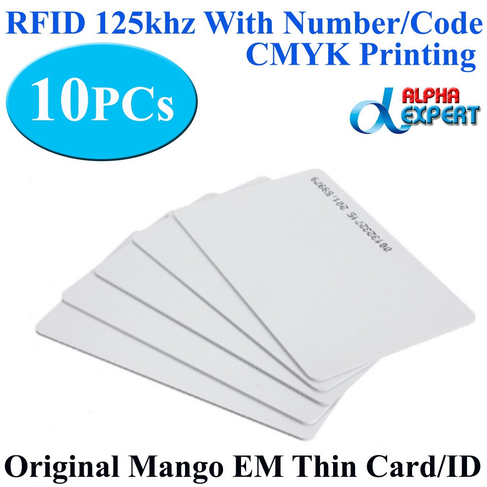 Slim Rfid Card 10PCs Original Mango EM Thin Card/ID EM4200 TK4100 ...