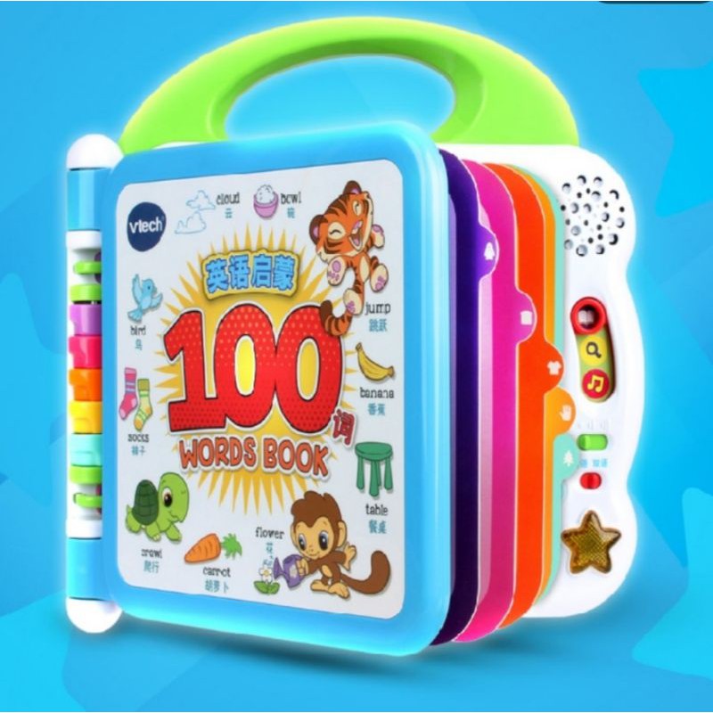 PROMO VTech Bi-lingual English & Chinese Learning 100 Words Book ...