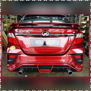 PERODUA BEZZA 2016 2017 2018 2019 2020 2021 SPOILER V2 WITH PAINT OEM ...