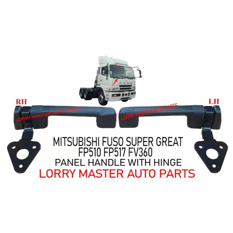 PANEL HANDLE WITH HINGE MITSUBISHI FUSO SUPER GREAT FP510 FP517 FV360 ...