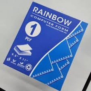Rainbow Computer Form 1/2/3 PLY / 2PLY 2 UP / 3 PLY 2 UP NCR 24 x 28cm ...
