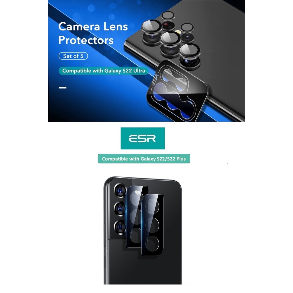 Esr Camera Lens Protector for Samsung S22 S22 Plus S22 Ultra | Shopee ...