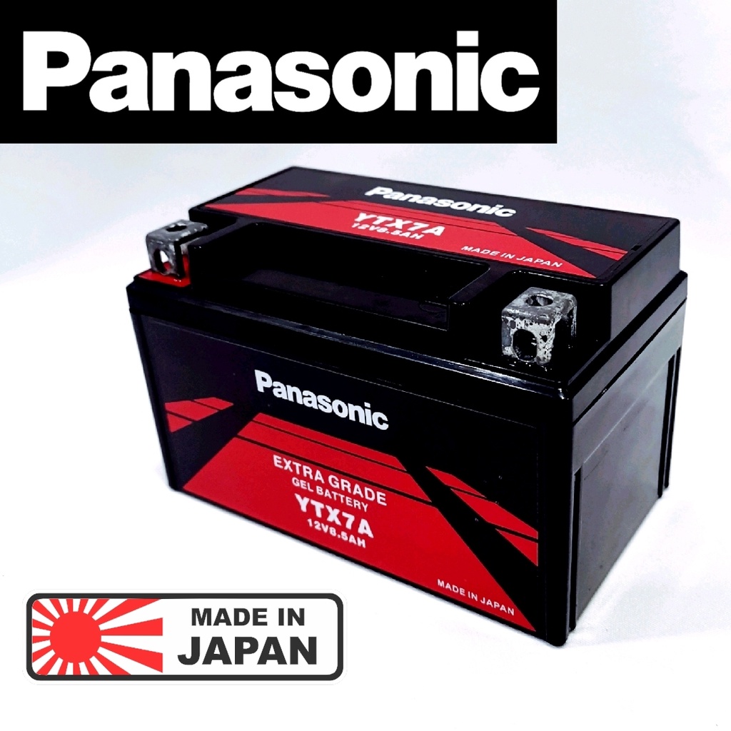 YTX7A-BS BATTERY PANASONIC HIGH TECH KARISMA MOSKITO COMEL | Shopee ...