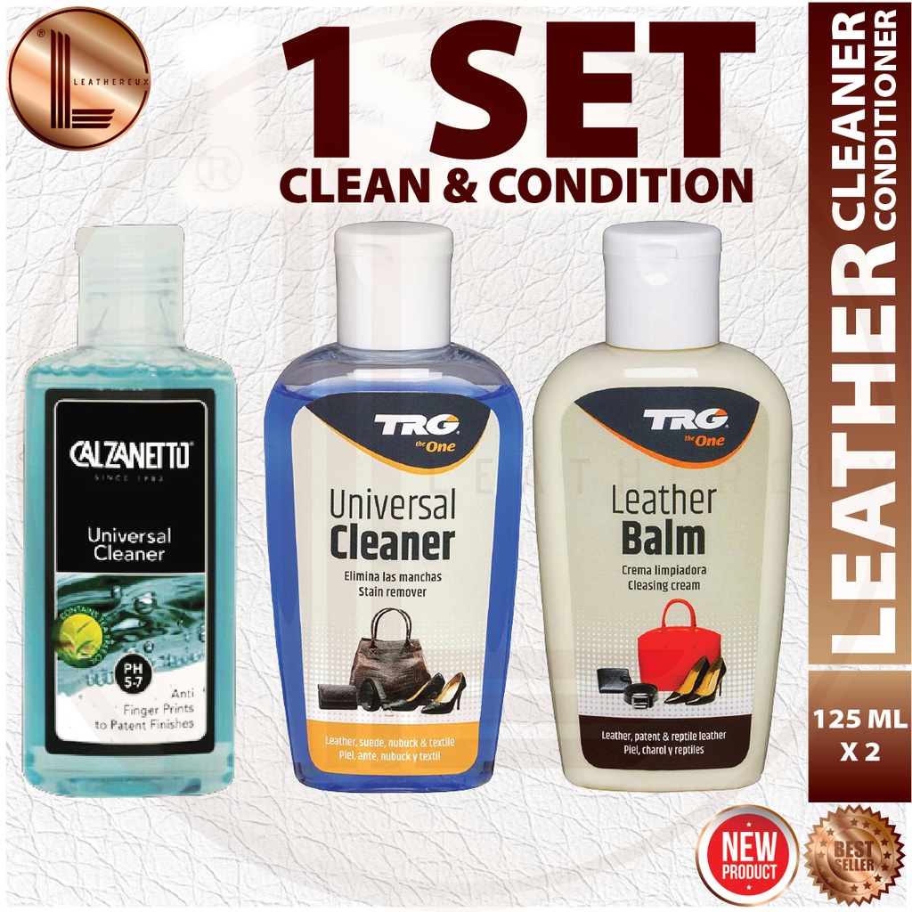 TRG CALZANETTO Set Pencuci Perapi Barangan Kulit Universal Cleaner ...