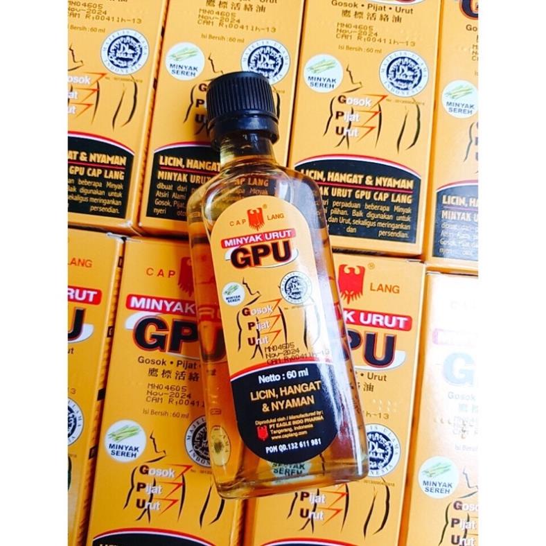 Ginger Oil Massage GPU Liniment Oil 60ml | Shopee Malaysia