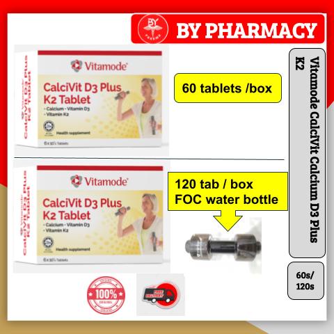 Vitamode CalciVit Calcium D3 Plus K2 60's/120's (EXP:04/26) | Shopee ...