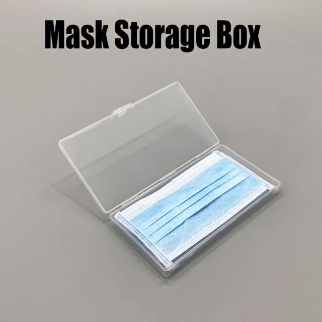 Mask storage box (transparent) | Shopee Malaysia
