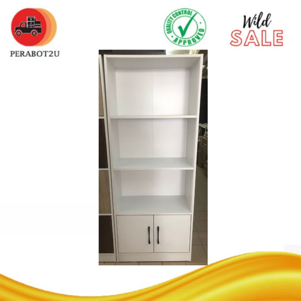 P2U ED Book Shelf / File Cabinet 3 shelf / rak Hiasan / rak buku / rak ...