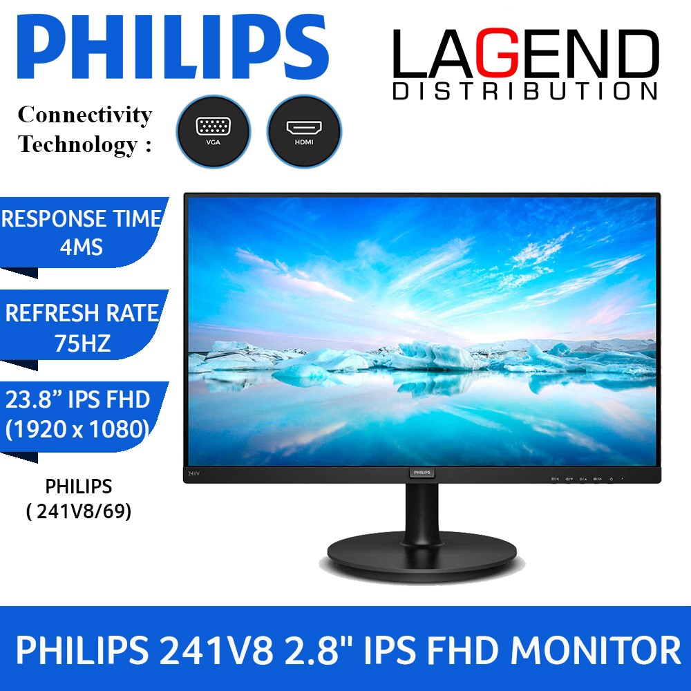 PHILIPS LCD 221V8 241V8B 241V8LB 271V8 272E1GSJ 191S8/221V8/243V5/223V5 ...