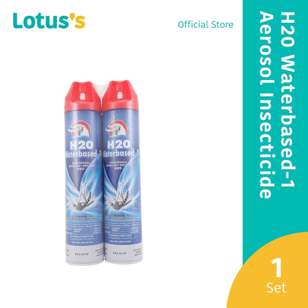 H20 Waterbased-1 Aerosol Insecticide 2 x 585ml | Shopee Malaysia