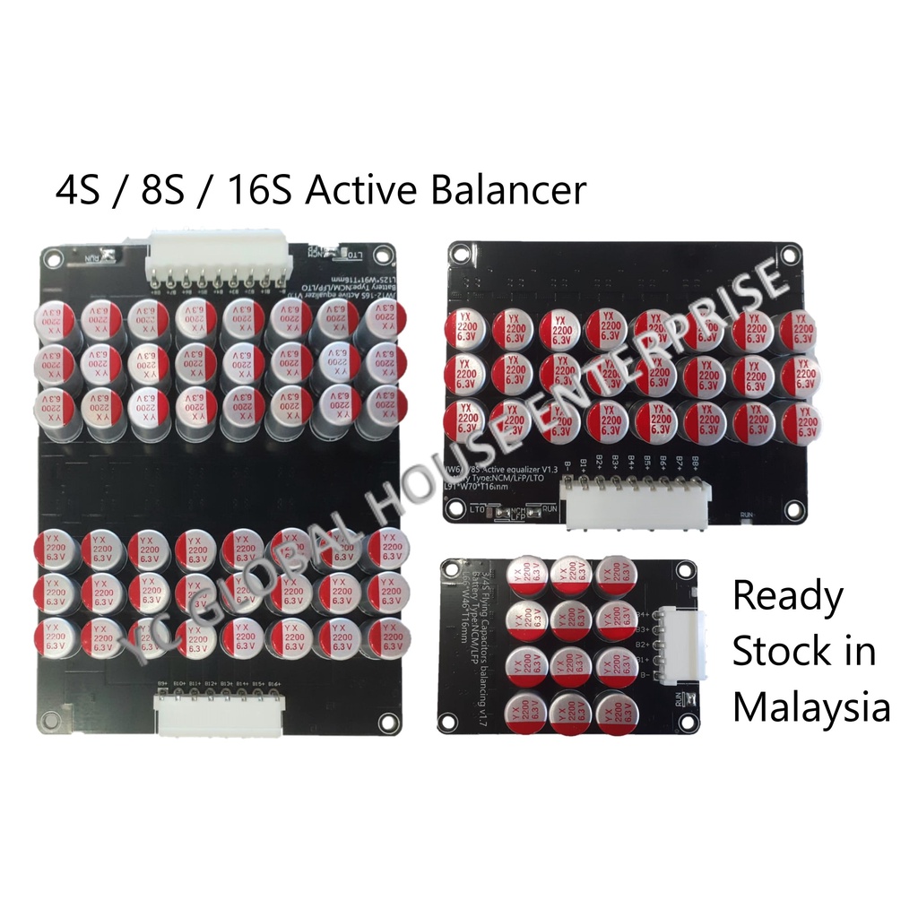 4S / 8S / 16S Active Balancer Equalizer Universal 1A 5A (Ready Stock in ...
