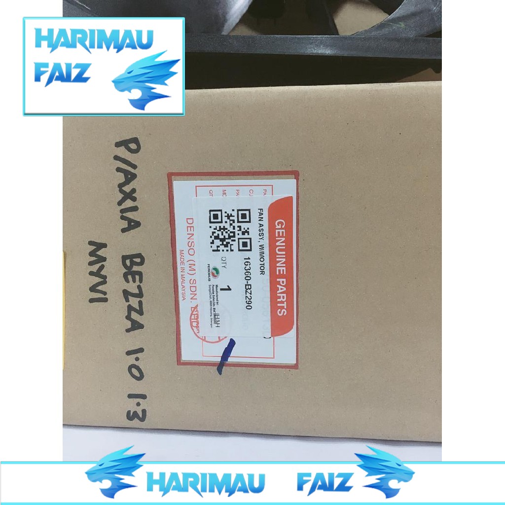 HF ORIGINAL Perodua Axia 1.0, Bezza 1.0 / 1.3, Myvi 2018 Radiator Fan ...