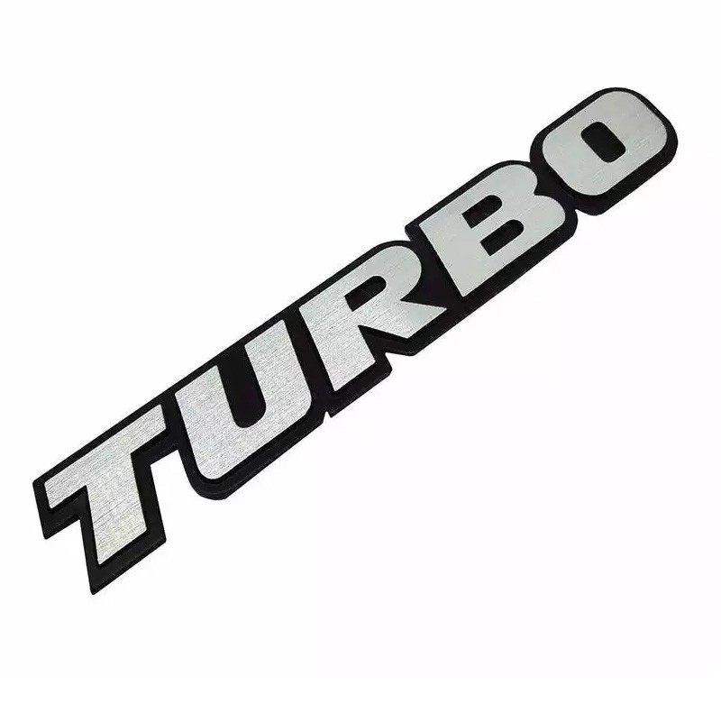 TURBO Car Modification Badge Emblem Decal 3D Logo Sticker | Shopee Malaysia