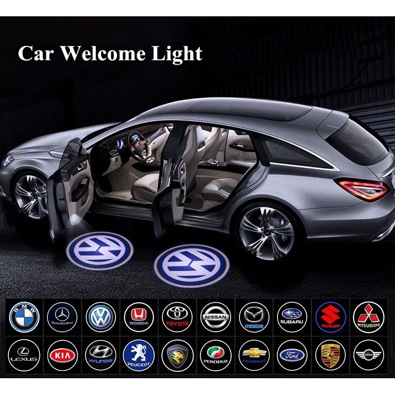 Car Welcome Lights LED Car Logo Projection Lights Smart Door Projection ...