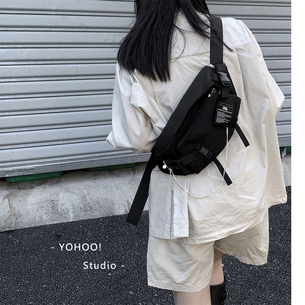 Side Backpack Crossbody Bag Shoulder Chest Female Waist Original INS ...