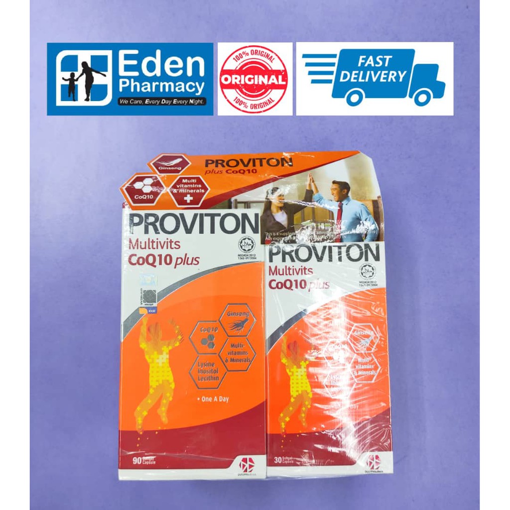 Proviton multivitamin coQ10 plus proviton Q10 promopack (90's + 30's ...