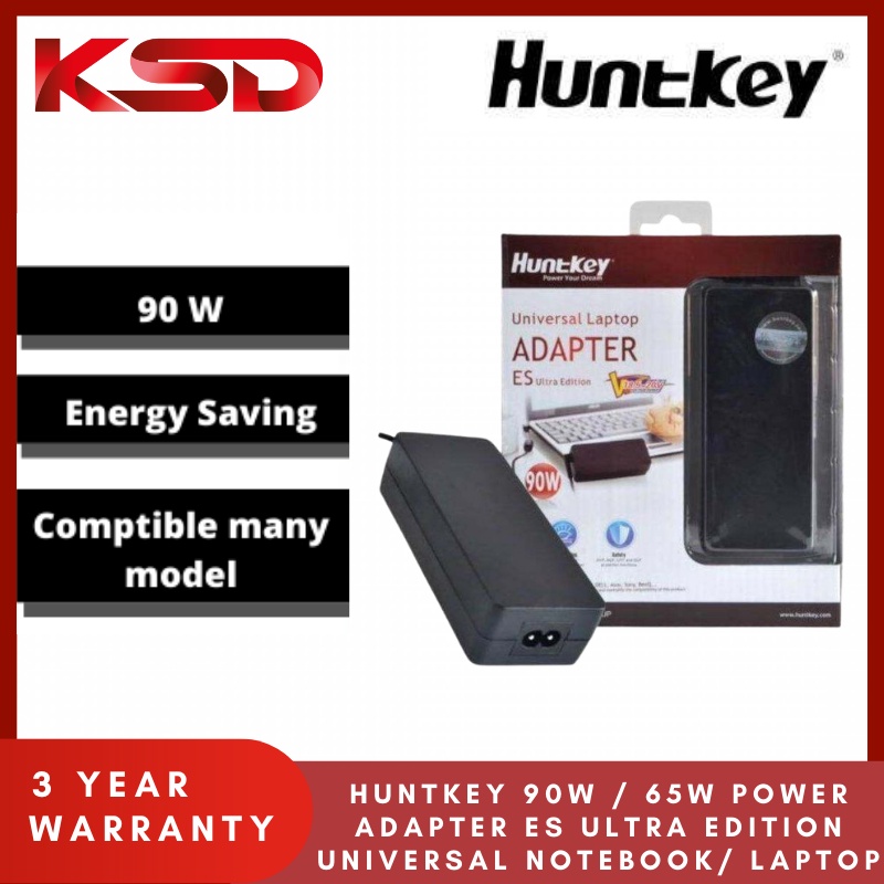 Huntkey 90W Power Adapter ES Ultra Edition Universal Notebook/ Laptop ...