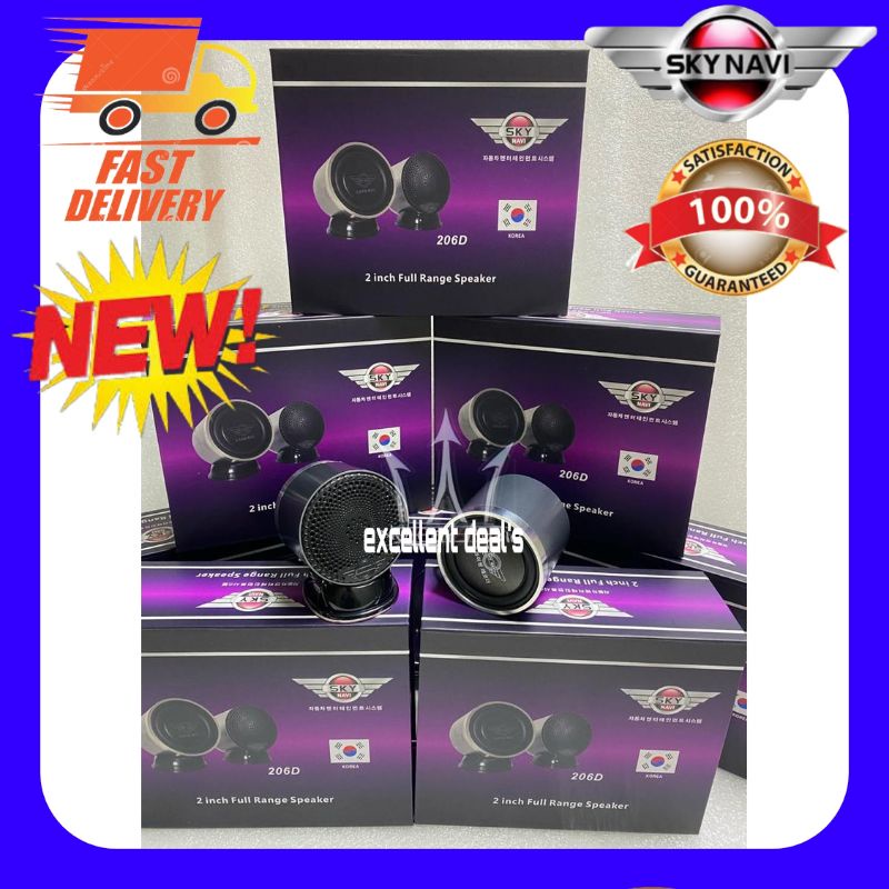 💥Sky Navi 2" *💯%* original gurnty Full Range Speaker (South Korea ...