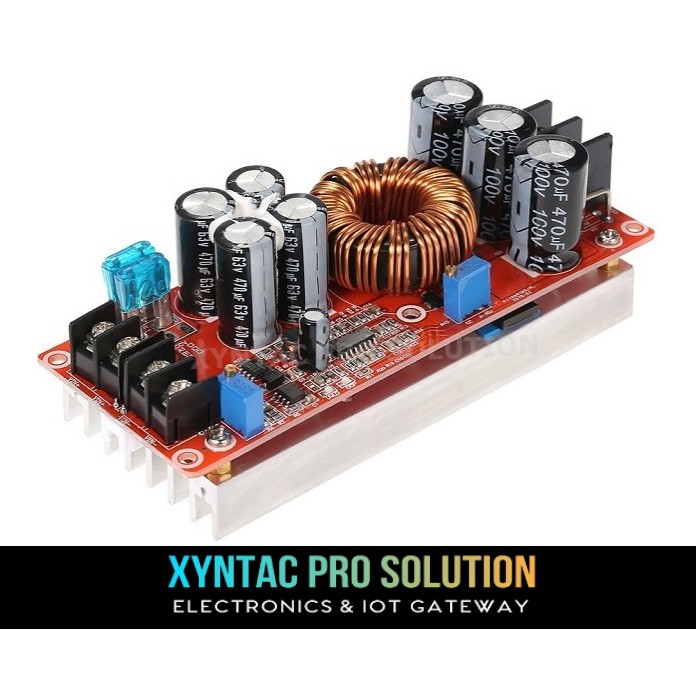 1200w 20A Boost Step Up Converter Booster Step-up DC Voltage Current ...