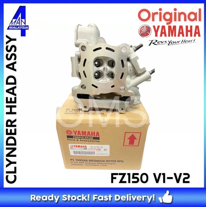 LC135 CYLINDER HEAD ONLY ORIGINAL FZ150 FZ 150 Y15 Y15ZR HEAD KOSONG ONLY CLYINDER HEAD ASSY ...