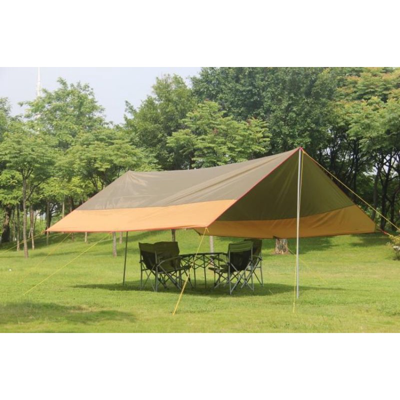 big flysheet 6x8m tent tarp outdoor awning flysheet camel tent | Shopee ...
