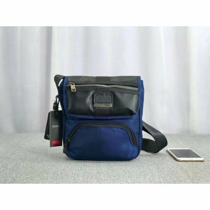 Tumi Sling Bag Barton Free Blue Embossed Blue Shoulder Sling Crossbody ...