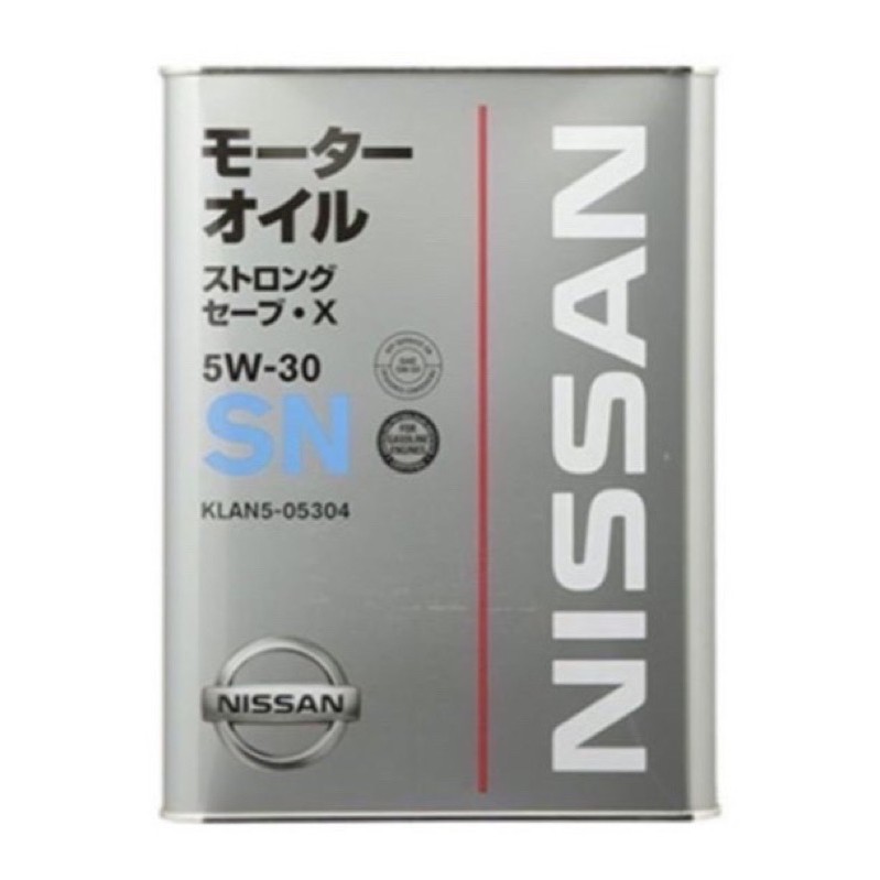 KLAN5-05304 Nissan SN 5W30 Strong Save.X Motor Engine Oil (4 liter) FOR ...
