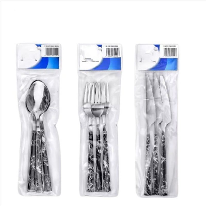 SUDU BESI TAHAN KARAT/SUDU MAKAN BESI/Dinner Spoon/Fork /Knife (3pcs ...
