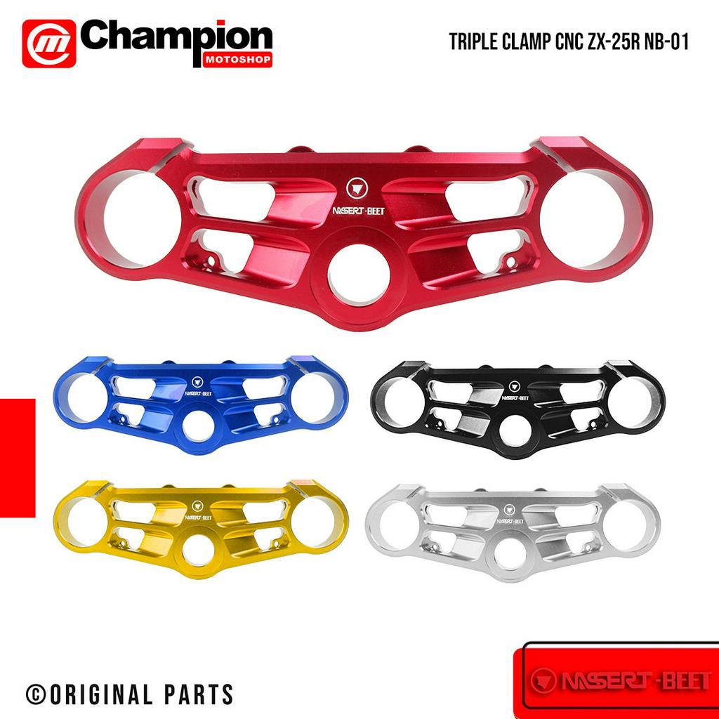 Triangle Upper Handlebar Triple Clamp Tripleclamp ZX 25R Full CNC NB 01 ...