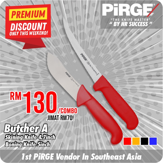 PiRGE COMBO BUTCHERS A 2.0 - PISAU LAPAH 71342 - PISAU BONING 39112 ...