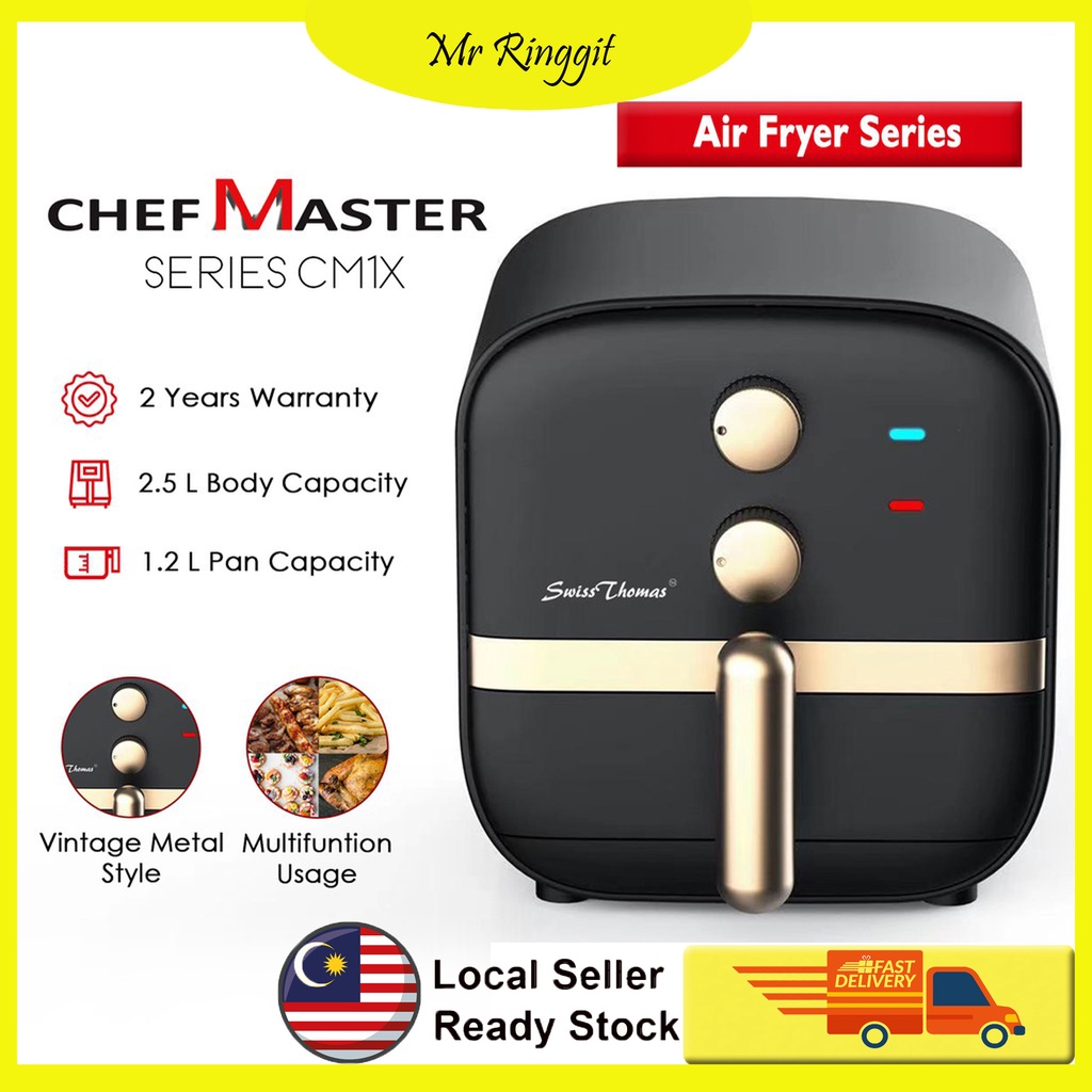 Mr Ringgit Air Fryer Oven Chef Master Series (2.5L 220-240V 650W) CM1X ...