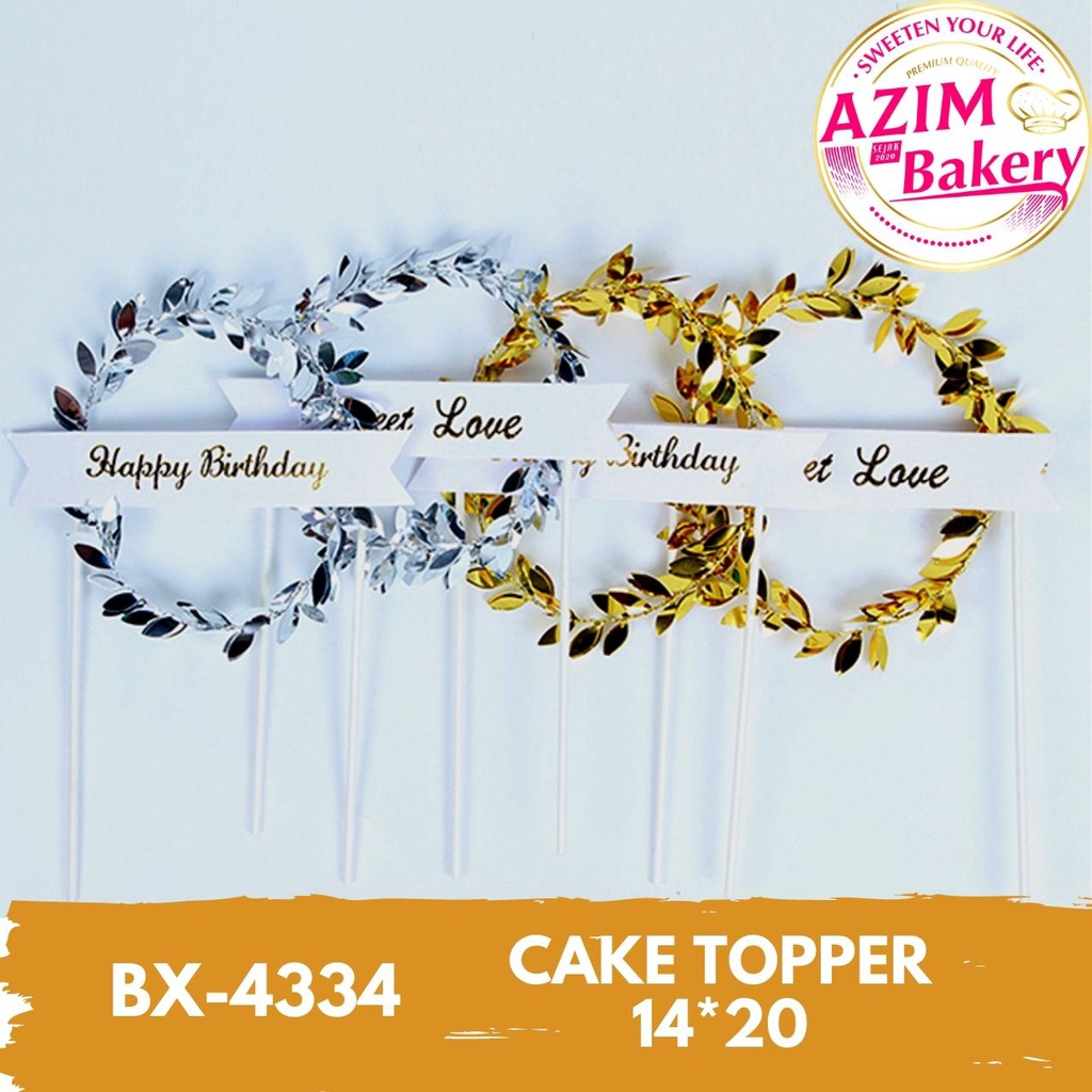 Happy Birthday Cake Topper (1pc) Happy Birthday Cake Decoration ...