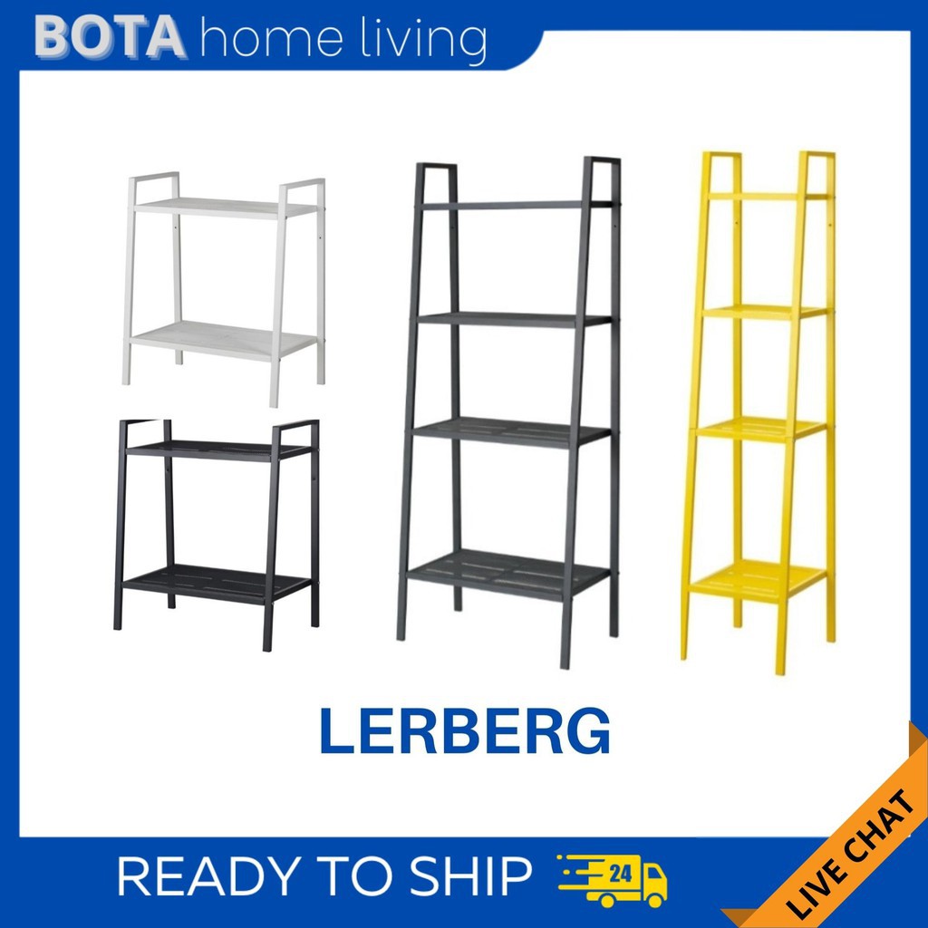 rak ikea。 ORIGINAL LERBERG SHELF UNIT RAK BESI 2 TIER 4 TIER | Shopee ...