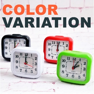Quartz Mini Alarm Clocks Analog Snooze Desk Bedside Portable Small ...