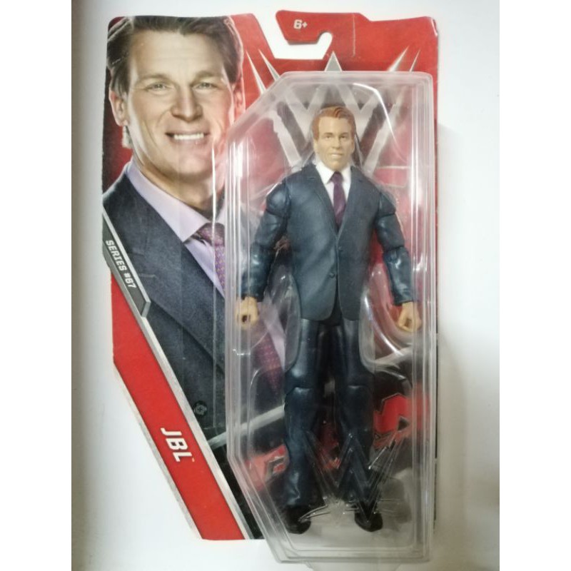 Mattel WWE Basic 67 JBL Commentators Announcer Wrestling Figure ...